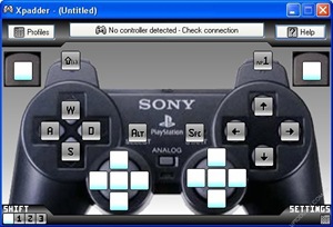 Xpadder turns any gamepad into a keyboard